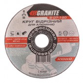 Круг отрезной по алюминию, 125*1,6*22,23мм, Granite (8-07-121) Купить ...
